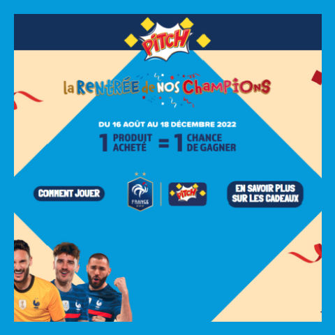 Code jeu Pitch la rentrée de nos Champions